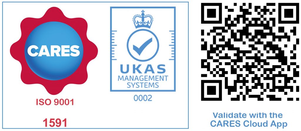 CARES Certification - Cannon Steels Ltd